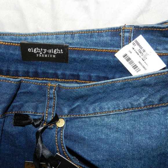 Eighty Eight | Jeans | Eighty Eight Stone Washed Distressed High Rise ...